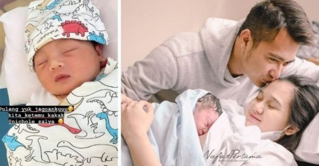 Anak Kedua Eza Gionino Lahir di Tanggal Cantik, Hello Baby Khan!