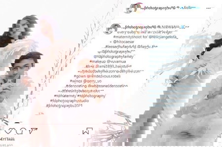 9 Potret Maternity Shoot Felicya Angelista, Menawan!