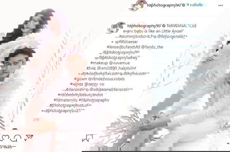 9 Potret Maternity Shoot Felicya Angelista, Menawan!