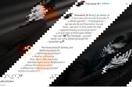9 Potret Maternity Shoot Felicya Angelista, Menawan!