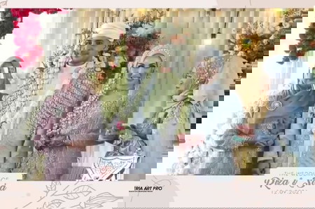 6 Momen Bahagia Pernikahan Riza Shahab dan Sonia