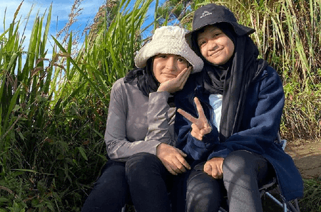 7 Potret Kocak Kakak Beradik Arafah Rianti dan Halda Rianta