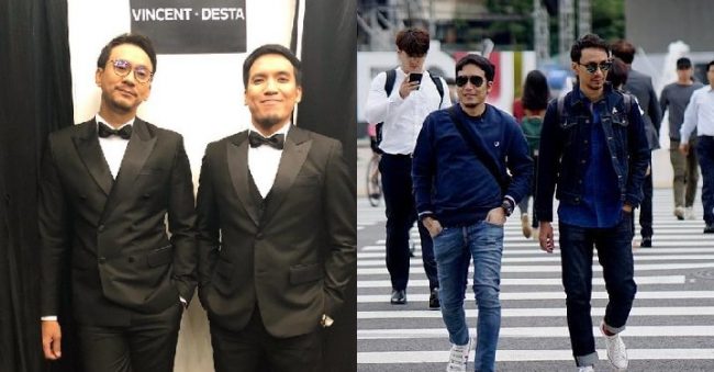 10 Potret Persahabatan Desta dan Vincent Selama Hampir 30 Tahun
