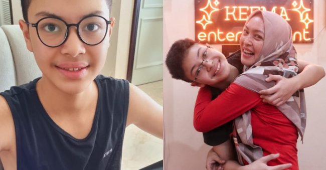 10 Potret Terbaru Keanu Massaid anak Angelina Sondakh