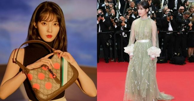 IU jadi Ambassador Gucci, Simak Potretnya di Cannes Film Festival