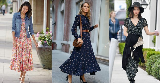 Cara Mix and Match Floral Dress agar Tak Terkesan 'Ramai'