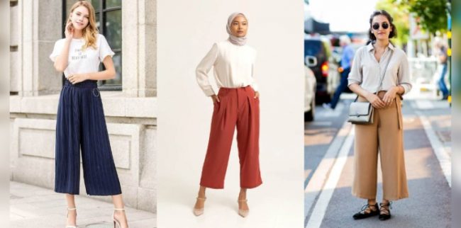 12 Model Celana Kulot Kekinian di 2023, Harga Terjangkau dan Stylish
