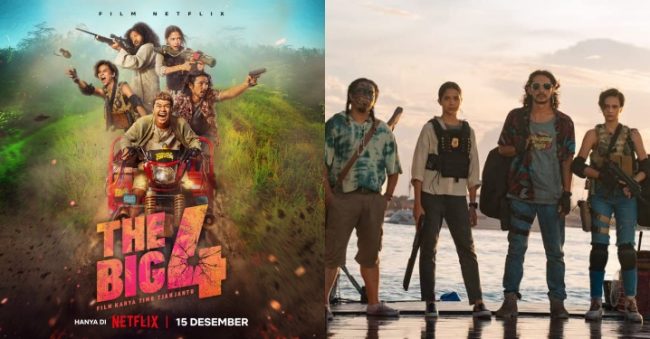 6 Fakta The Big 4, Film Netflix Aksi Komedi Putri Marino