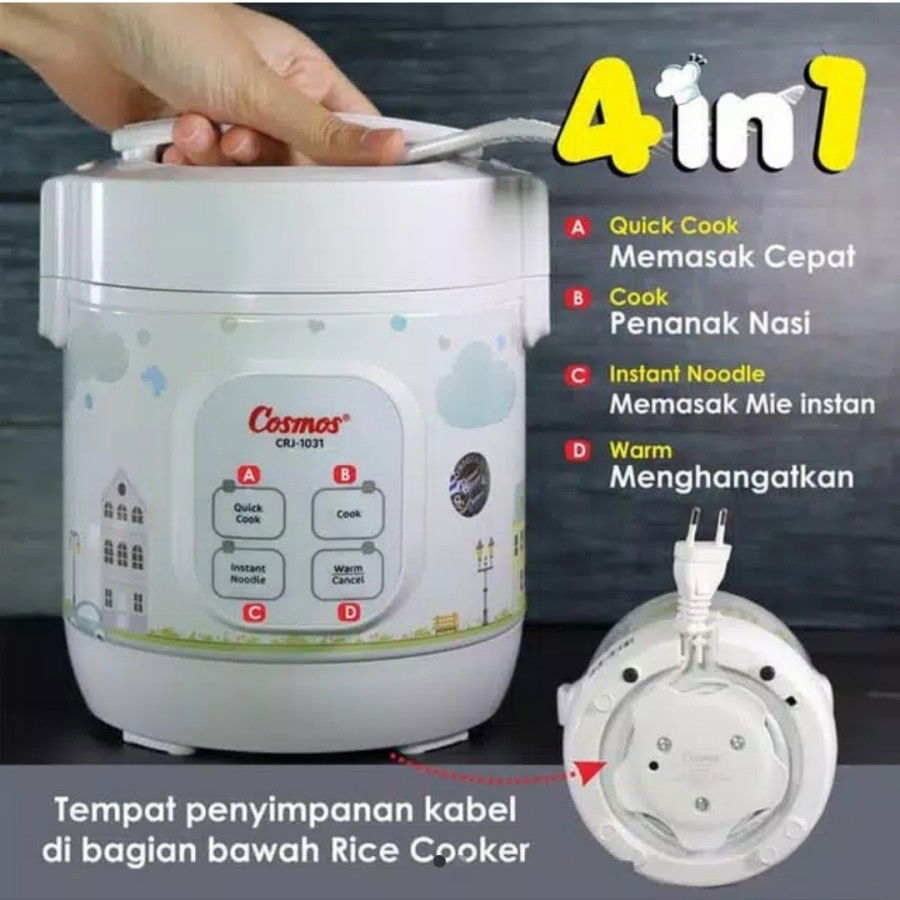 10 Magic Com Cosmos yang Bagus di 2023, Memasak Nasi Kian Praktis