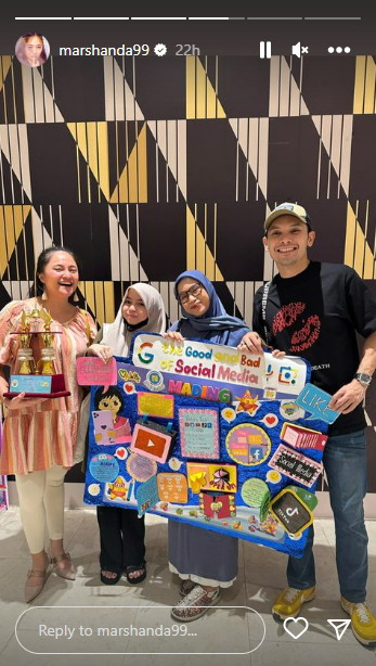 Prestasi Anak Marshanda Sienna Jadi Juara Lomba Mading Jabodetabek