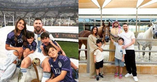 5 Momen Lionel Messi Liburan ke Arab Saudi, Takjub dengan Alam Hijau