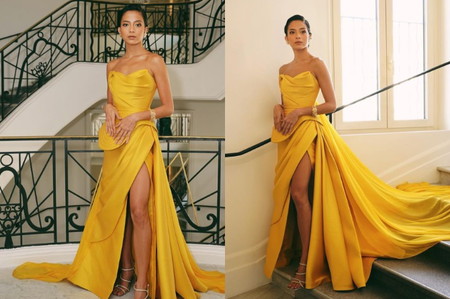 Gaya Fashion Putri Marino di Cannes Film Festival, Anggun Nan Memikat