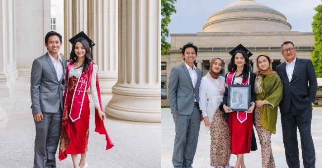 6 Potret Sabrina Istri Belva Devara Lulus S2, “Wisuda Ini untuk Mama“