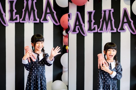 Bertema Wednesday, Ini Potret Ulang Tahun Salma Jihane Putri Dewanto