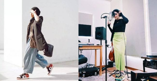 10 Gaya Hijab Sivia Azizah Eks Blink, Style Nyentriknya Jadi Idola