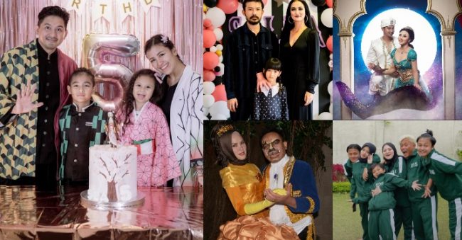 Ide Kostum Halloween untuk Keluarga dan Pasangan dari Artis Indonesia