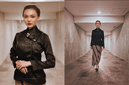 Jadi Tren , Ini Gaya Artis pakai Kebaya Janggan Gadis Kretek