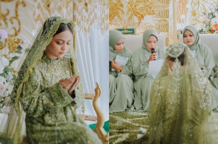 7 Potret Prewedding dan Mapacci Putri Isnari Bertema Bollywood