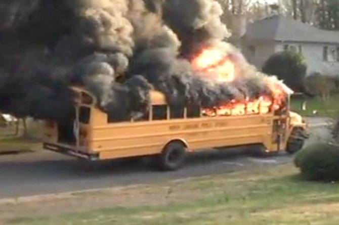 Heroic School Bus Driver Rescues 20 Children From Burning Bus