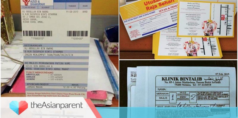 Contoh Kad Kahwin Paling Unik - 5 Kad Kahwin Ini Memang Lain Dari Lain!