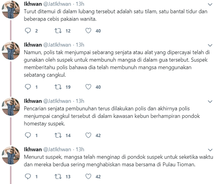 Stephanie Foray, Warga Perancis Dirogol & Dibunuh Di Tioman