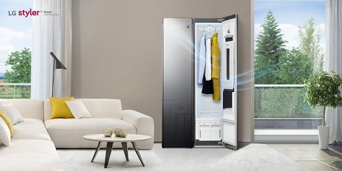 Almari Pakaian Pintar LG Styler™ Elak Pakaian Kotor & Berhabuk