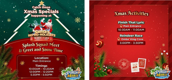 SplashMania Waterpark Presents Santa's Ho-Ho-Holidays: A Christmas ...