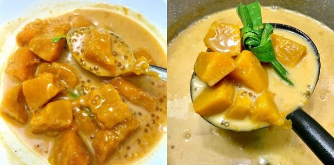 Pengat Labu Manis Ikut Resepi Che Nom, Menu Hi Tea Sedap