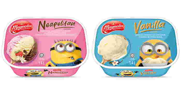F&N MAGNOLIA Banana Milk UHT And Ice Cream Makeover