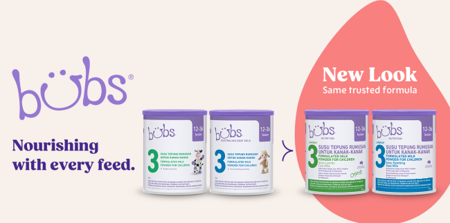 Bubs® Malaysia Launches New Look, Same Trusted Goodness Bubs® Malaysia ...